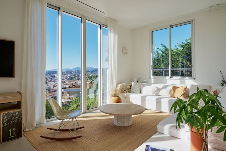 Live A Dream Villa Vue Mer Mont Boron Piscine - 尼斯