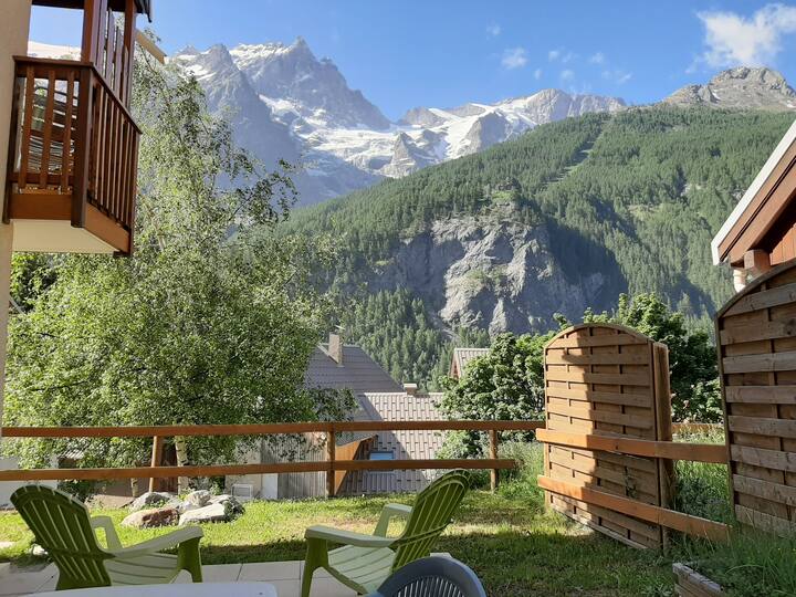 Chalet Chevreuil N°12 Sur 2 Niveaux Vue Glaciers. - La Grave