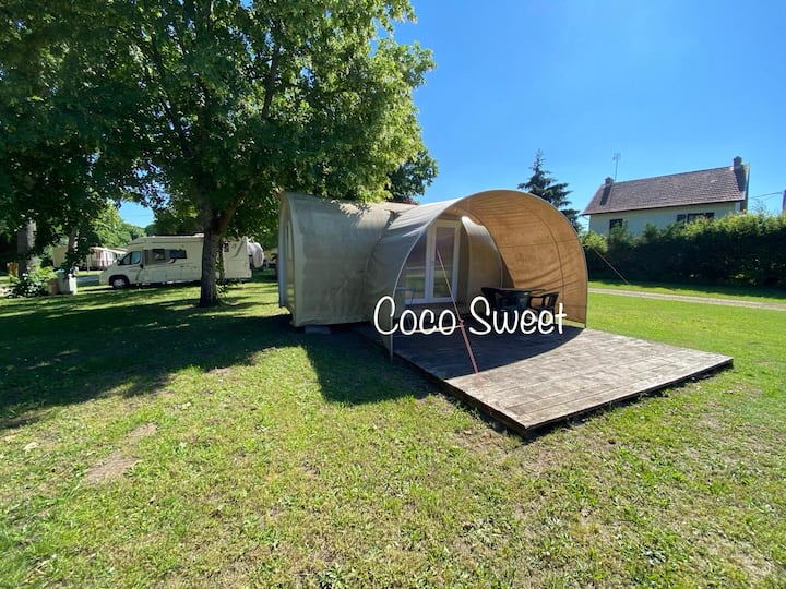 Coco Sweet2 Chambres / 4 Pers / Sanitaires Camping - Auxonne