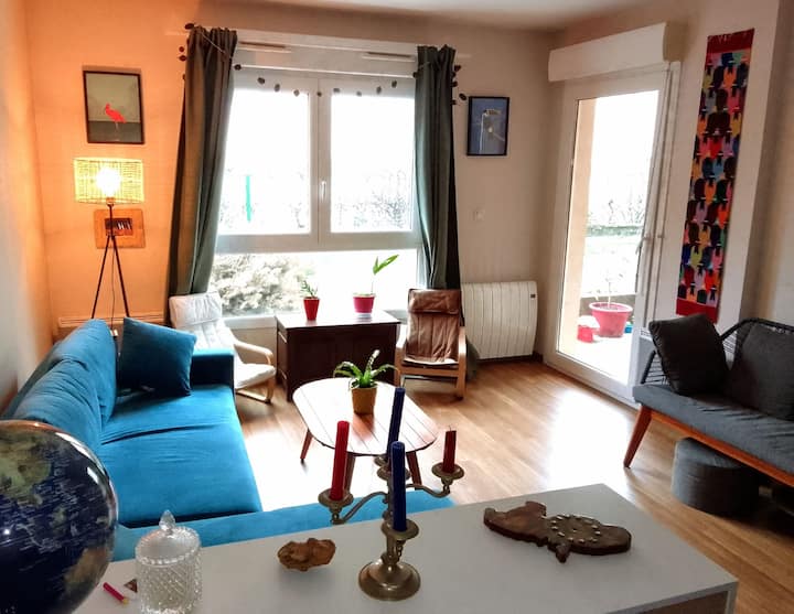 Grand Appartement Avec Jardin. - Rouen