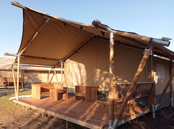 Camping La Perle - Tente Safari 5p - クルーズ