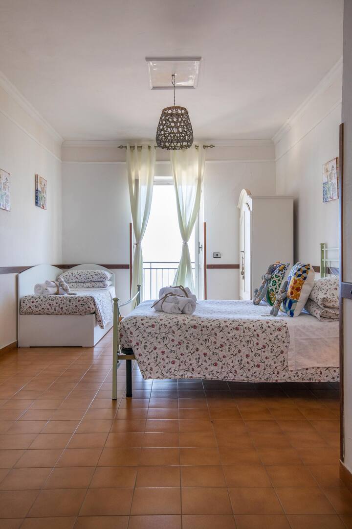 Madonna Della Scala - Camera Tripla Vista Mare - Castellabate