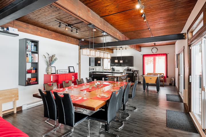 Rustic Lakefront Chalet On Lac Simon + Private Spa - Lac-Simon