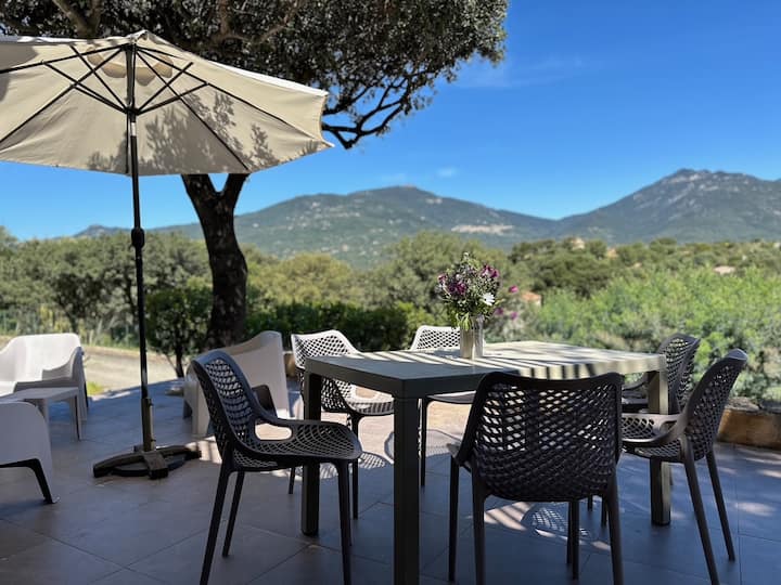 T3 Dolce & Vita D5 Avec Piscine Et Vue Montagnes - Propriano