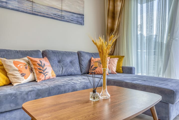 Cozy 1+1 Apartment In Alanya - Махмутлар