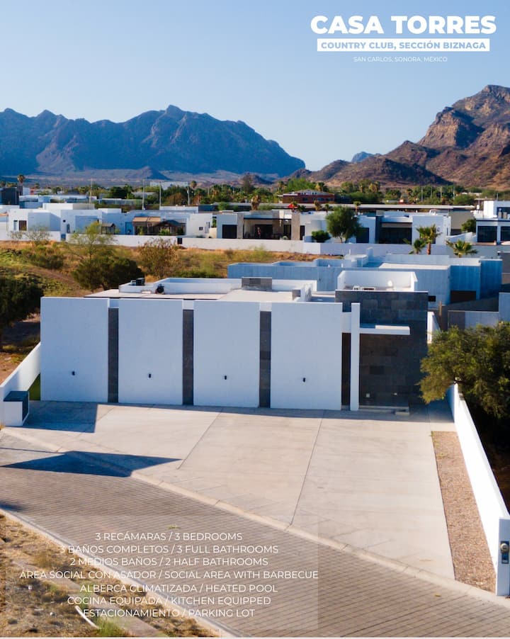 Casa Torres 
Residencial Biznaga, Country Club - San Carlos Nuevo Guaymas