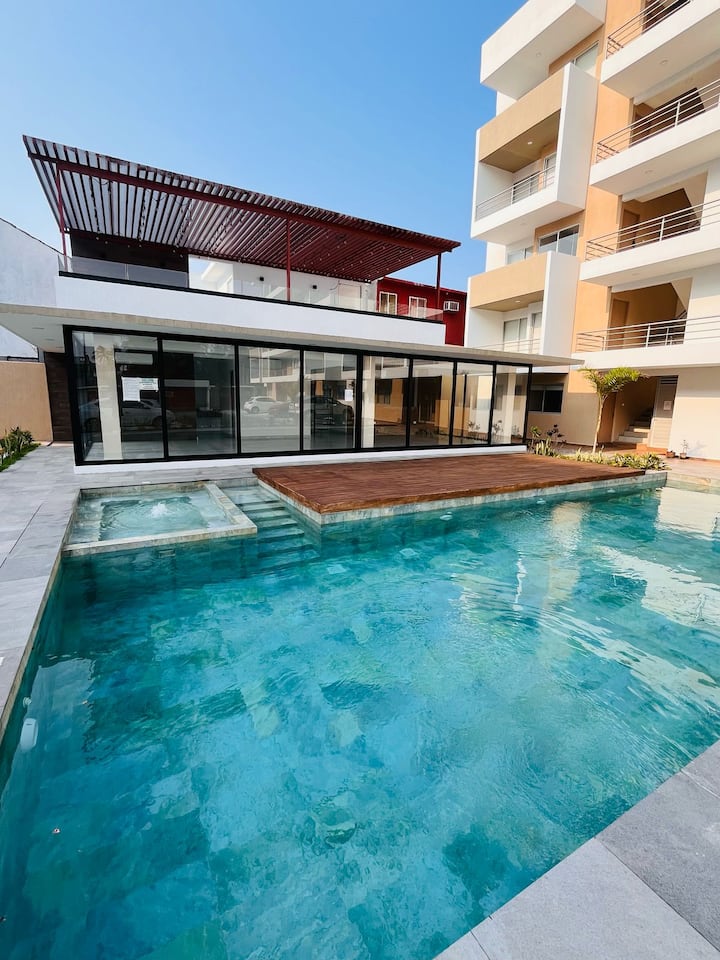 Moderno Depto. Alberca|elevador|4 Min Plazas|playa - Heroica Veracruz