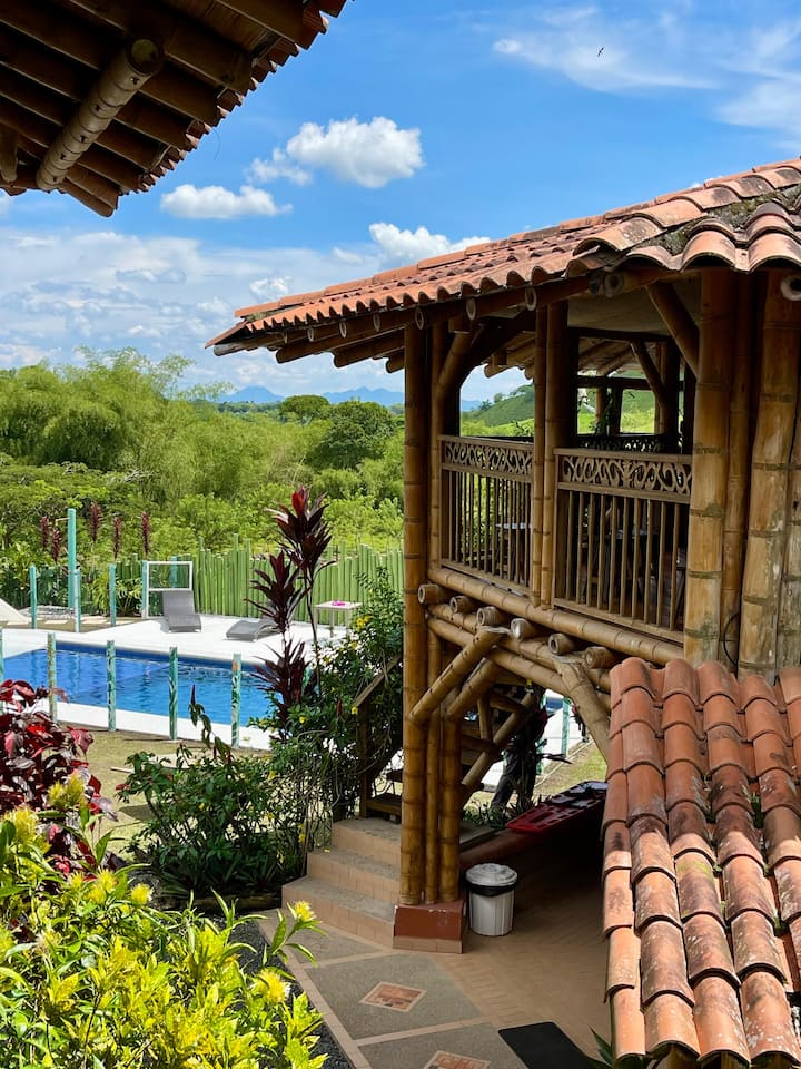 Las Mercedes Casa Ecológica| 6 Hab | Wifi |Piscina - Pereira, Colombia