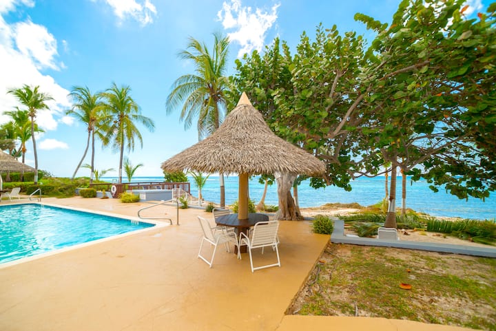 Renovated 2 Bdr Beachfront Condo W/ Pool + Tennis - 開曼群島