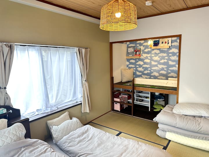 A203/お子様プレイルーム付き/目の前公園/無料駐車場/有料レンタカー有り - Kumamoto