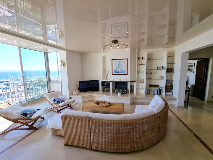 Appartement Panoramique Vue Mer - Plage Notre Dame