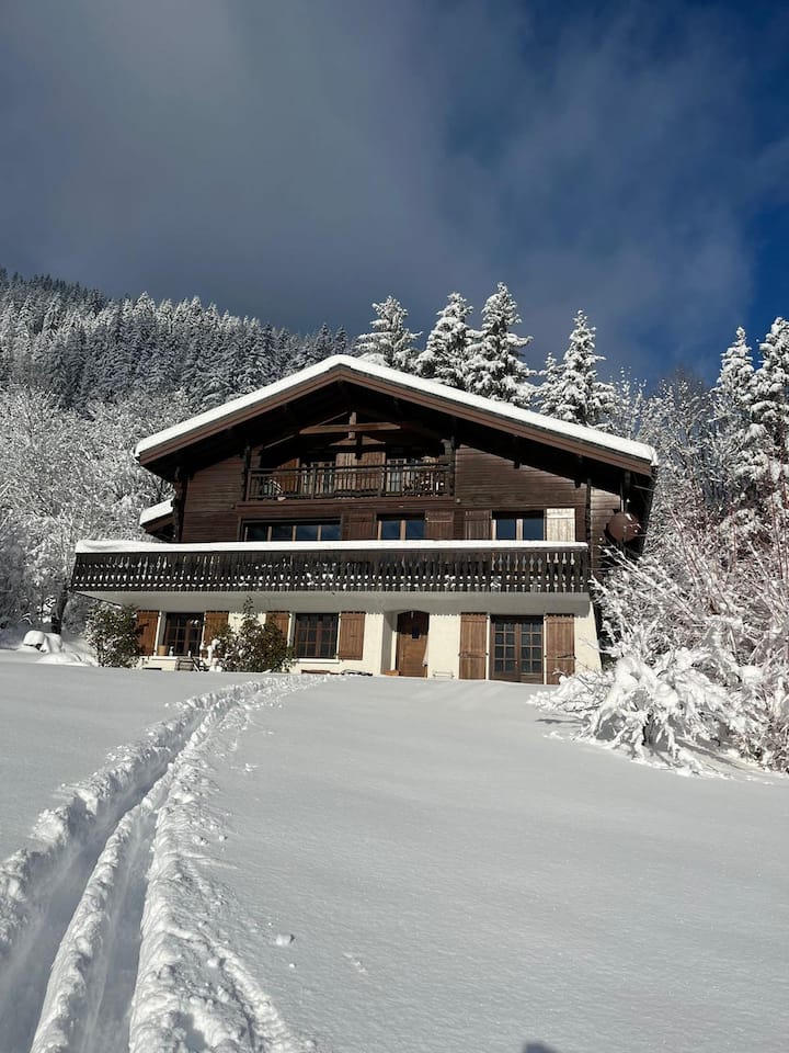 Grand Chalet Familial Face Aux Dômes De Miage - Les Contamines-Montjoie