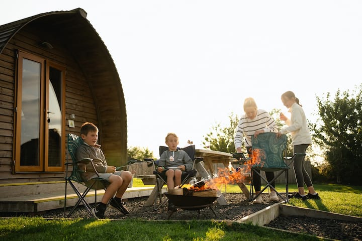 En-suite Wigwam 11 - Springhill Farm Holiday Accom - Bamburgh