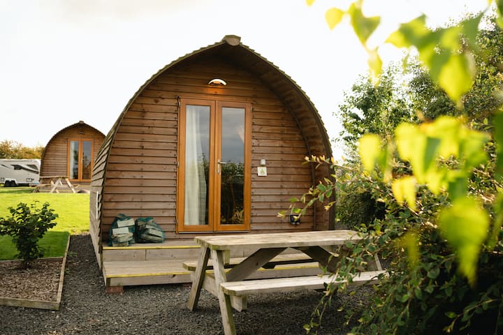 En-suite Wigwam 10 - Springhill Farm Holiday Accom - Bamburgh