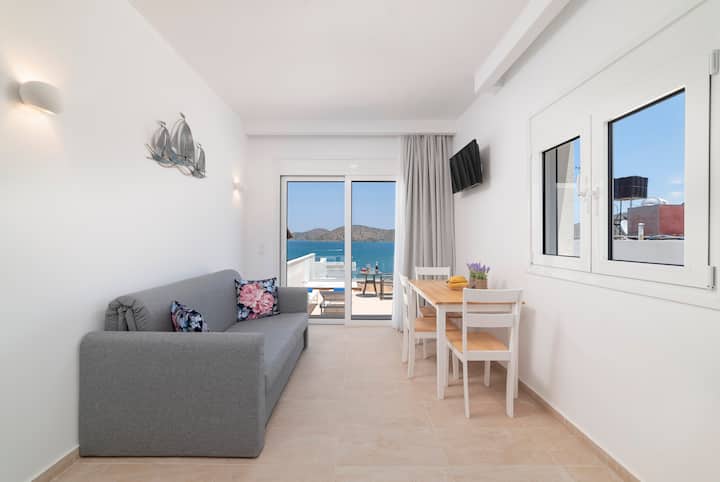 Junior Suite With Outdoor Jetted Tub Sea View - Elounda