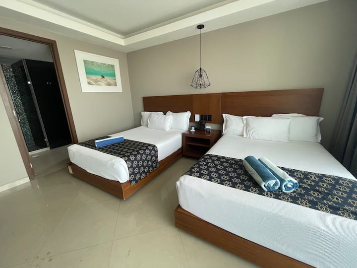 Departamento Vista Laguna En El Hotel Ocean Dream - Cancún