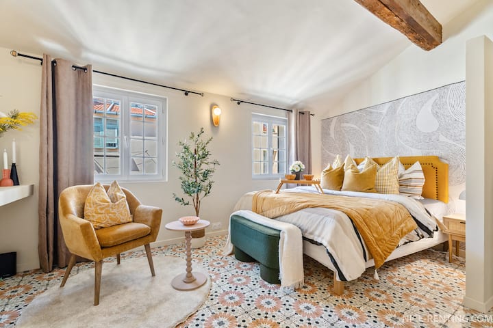 Loft Authentique Vieux-nice Vue Toits Et Charme - Opéra de Nice