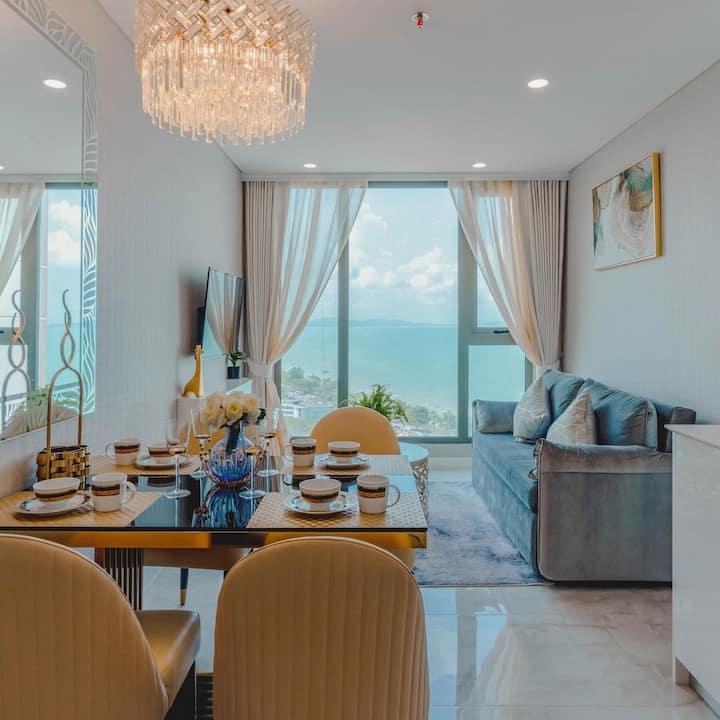 Copa35 芭提雅豪华海景度假公寓Bhj06｜1.8米大床房｜直达海滩｜四个漂亮的无边泳池 - 파타야