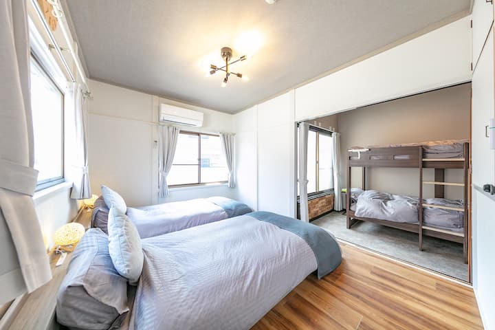 ‼️ Winter Sale‼️ 7 Ppl / Entire Home / Station3min - Minoh