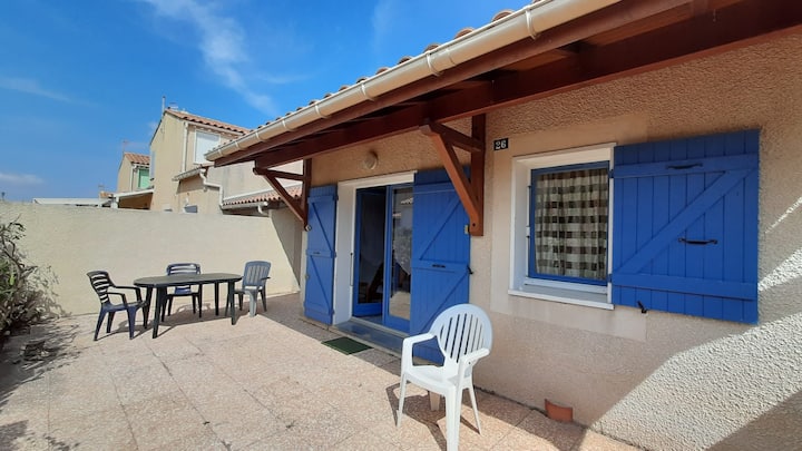La Maison Bleue à 4 Min De La Plage - Portiragnes