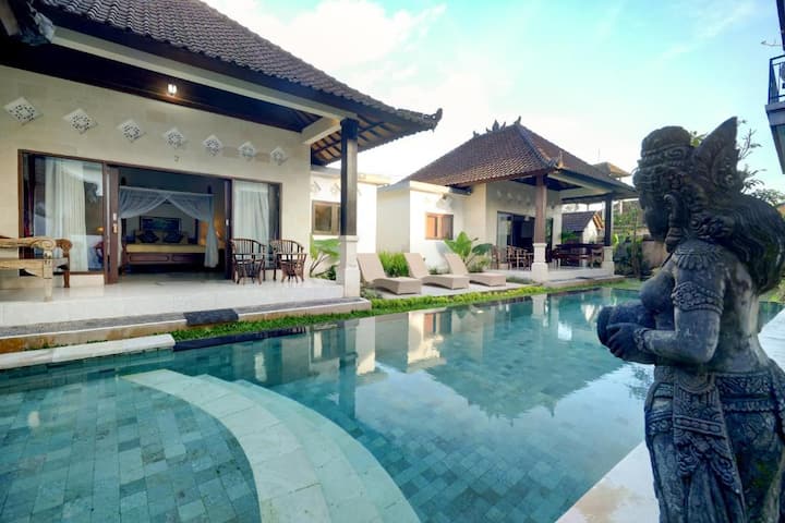 6br Queen Bisma~private Pool Villa~center Ubud - 우부드