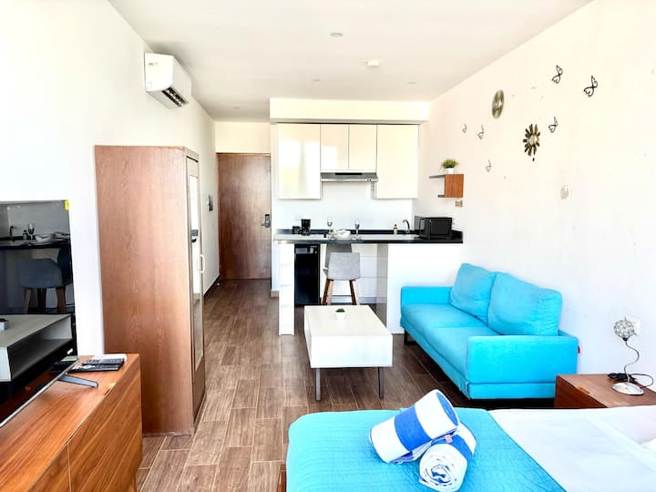 Vanessa | Cozy Studio | Walking Distance To 5th Av - Cozumel