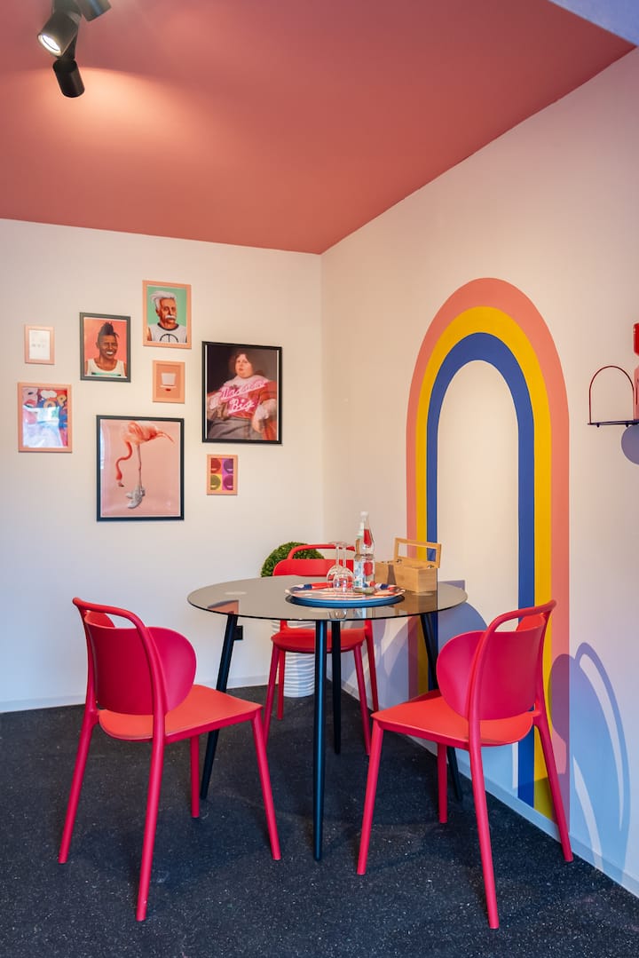 •Pop-art Apartment• Balkon/netflix/nespresso/messe - Chemnitz