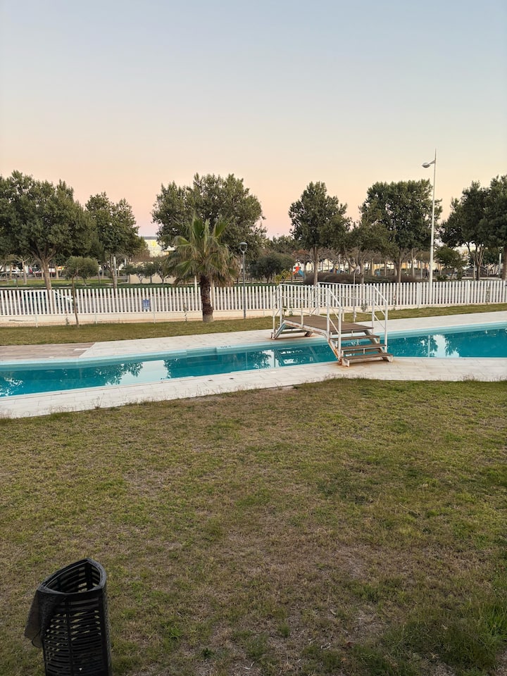 Cozy Apt 3br | 3min Beach| Pool| Gym| 9min Airport - Cabo de Gata