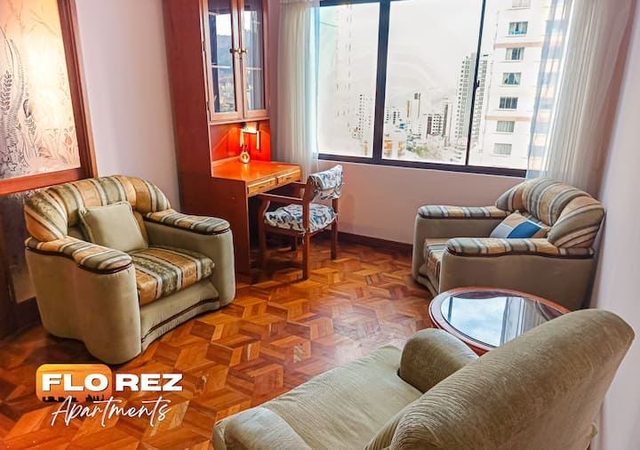 Apt Acogedor + Vista Panorámica - 拉巴斯