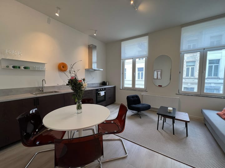 Appartement Vue Sur La Place Flagey - 布魯塞爾