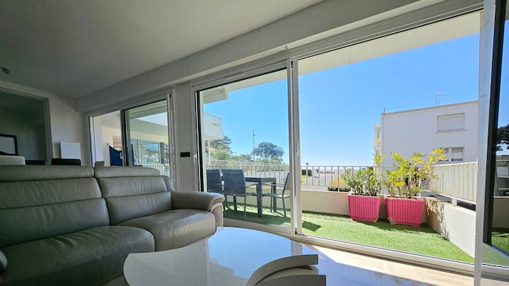 Apt 6 Pers. Face Mer, 3 Ch Parking Calme - Meschers-sur-Gironde