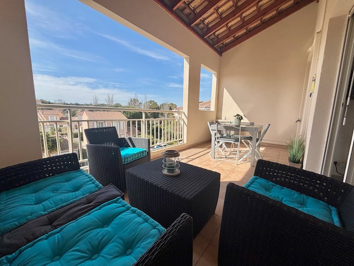 Appartement Climatisé Avec Terrasse Et Garage - Six-Fours-les-Plages
