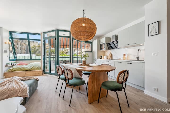 Séjour Luxe Terrasse Calme Parking Privé - Nizza