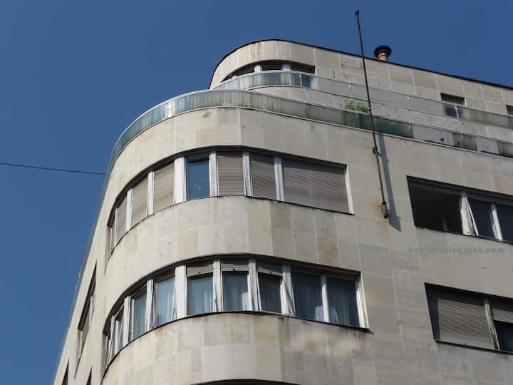 Balcony Over Shopping Alley (#1) - Budapest