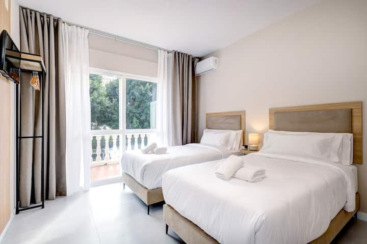 Twin Beds, Hostal Puerta Almar - Estepona