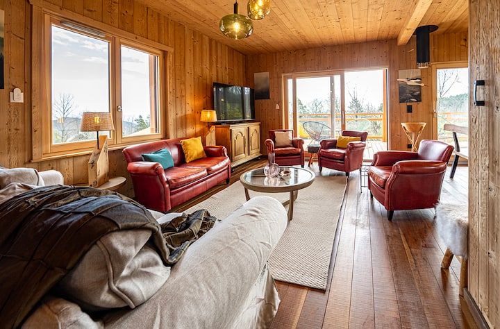 Chalet Avec Spa En Forêt-alsace - Le Hohwald