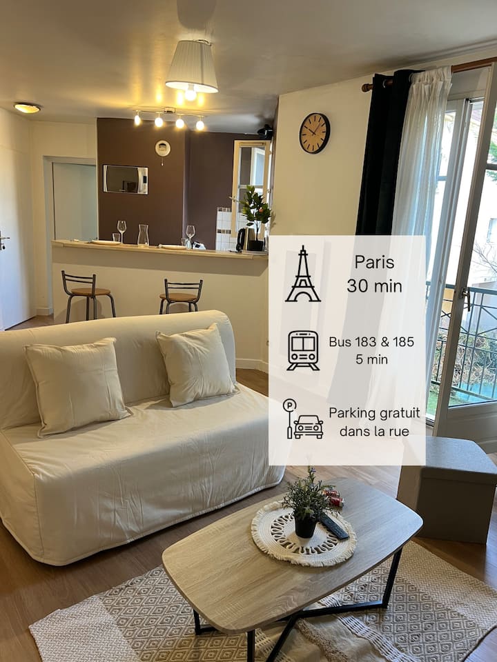 ! New ! Studio Proche Paris - Thiais