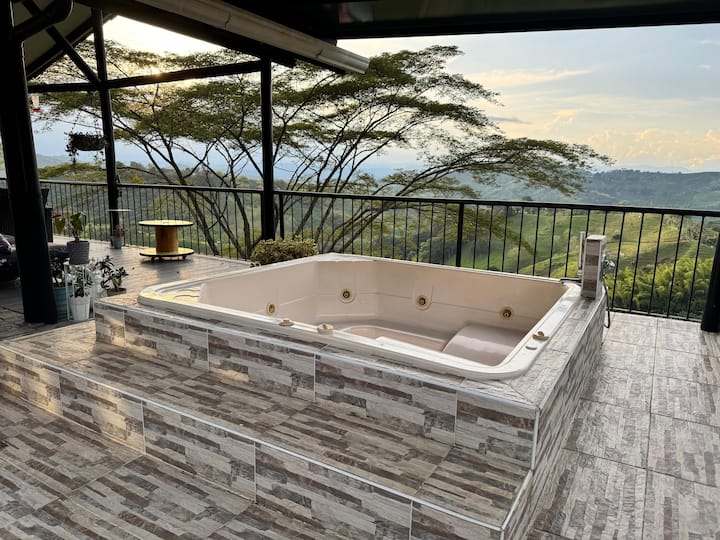 Paraíso Con Jacuzzi Y Gran Vista - Chinchiná