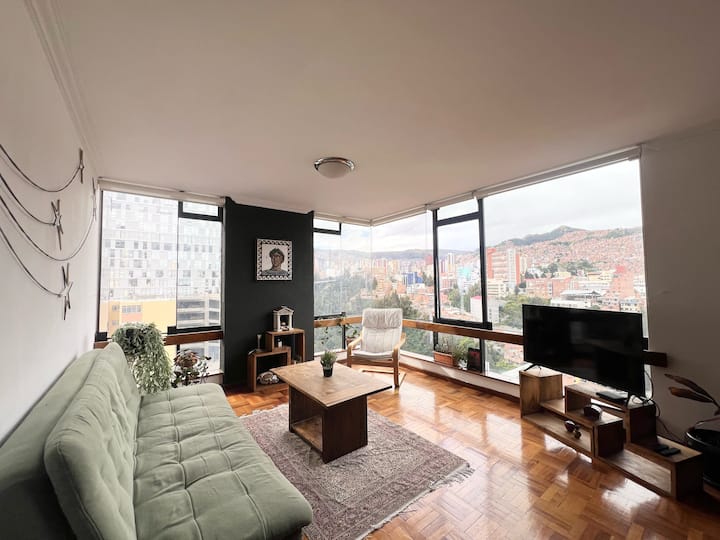 Soleado, Acogedor Hermosa Vista - La Paz