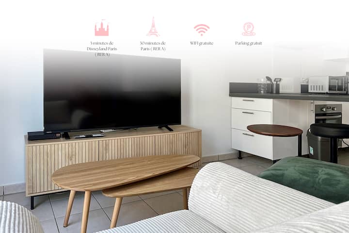 Confort & Tranquillité Studio Pour 2 Proche Disney - Bussy-Saint-Georges