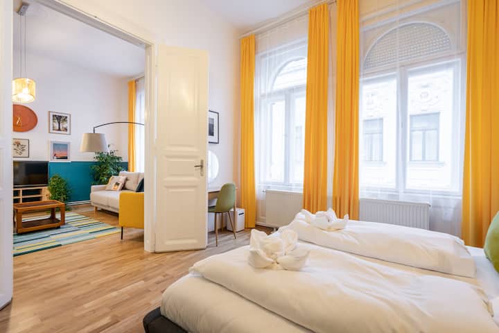 New: 2bedrooms Apartment+a/c+central Location+soho - ブダペスト