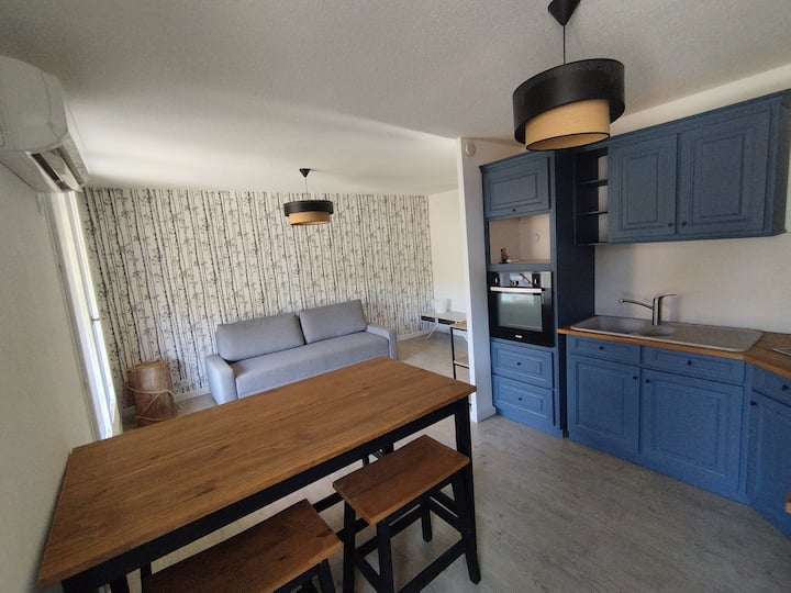 T2 Bord De Mer Refait à Neuf - Presqu'île de Giens