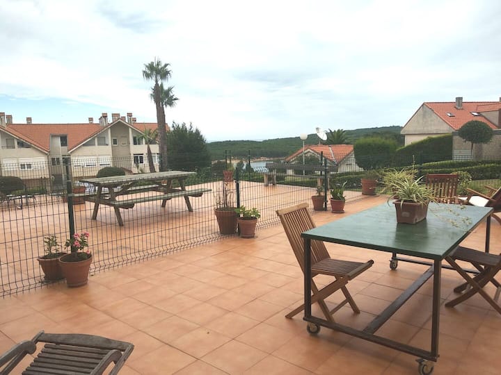 Apartment With Terrace In Mogro - Santa Cruz de Bezana