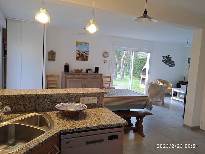 Jolie Maison Bord De Mer - Pirou Plage