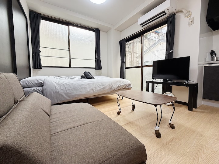 空港直結、蔵前駅徒歩6分、浅草駅徒歩12分、無料wi-fi　最大7名スカイツリーアクセス良好202 - Ueno