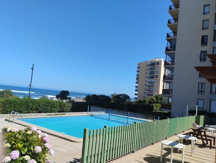 Departamento, Exclusiva Vista Al Mar, 1era  Línea - El Tabo