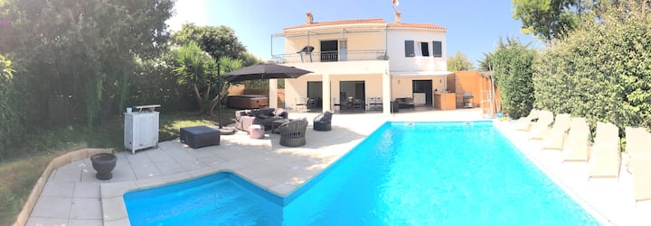 Villa T7 Cosy Piscine Jacuzzi, Mer Foret - Saint-Mandrier-sur-Mer