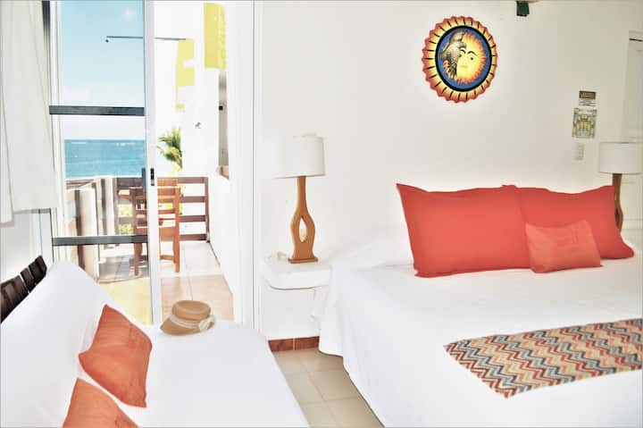 Lovely Studio By The Ocean - Puerto Morelos