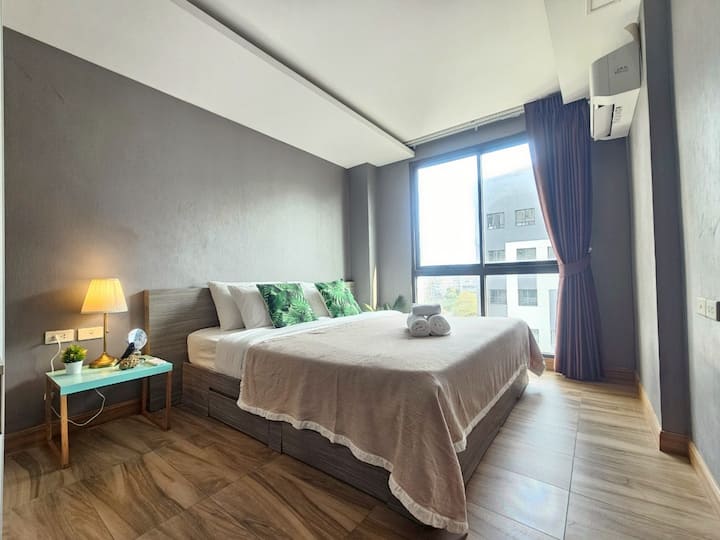 Hz77-3min To Nana Bts/wifi 500 Mbs/rooftop Pool - Bangkok