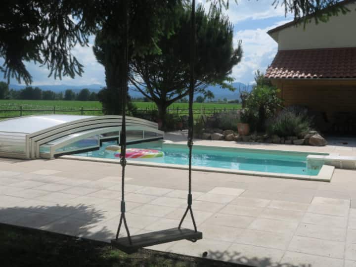 Charmant Gîte Avec Piscine - Riom